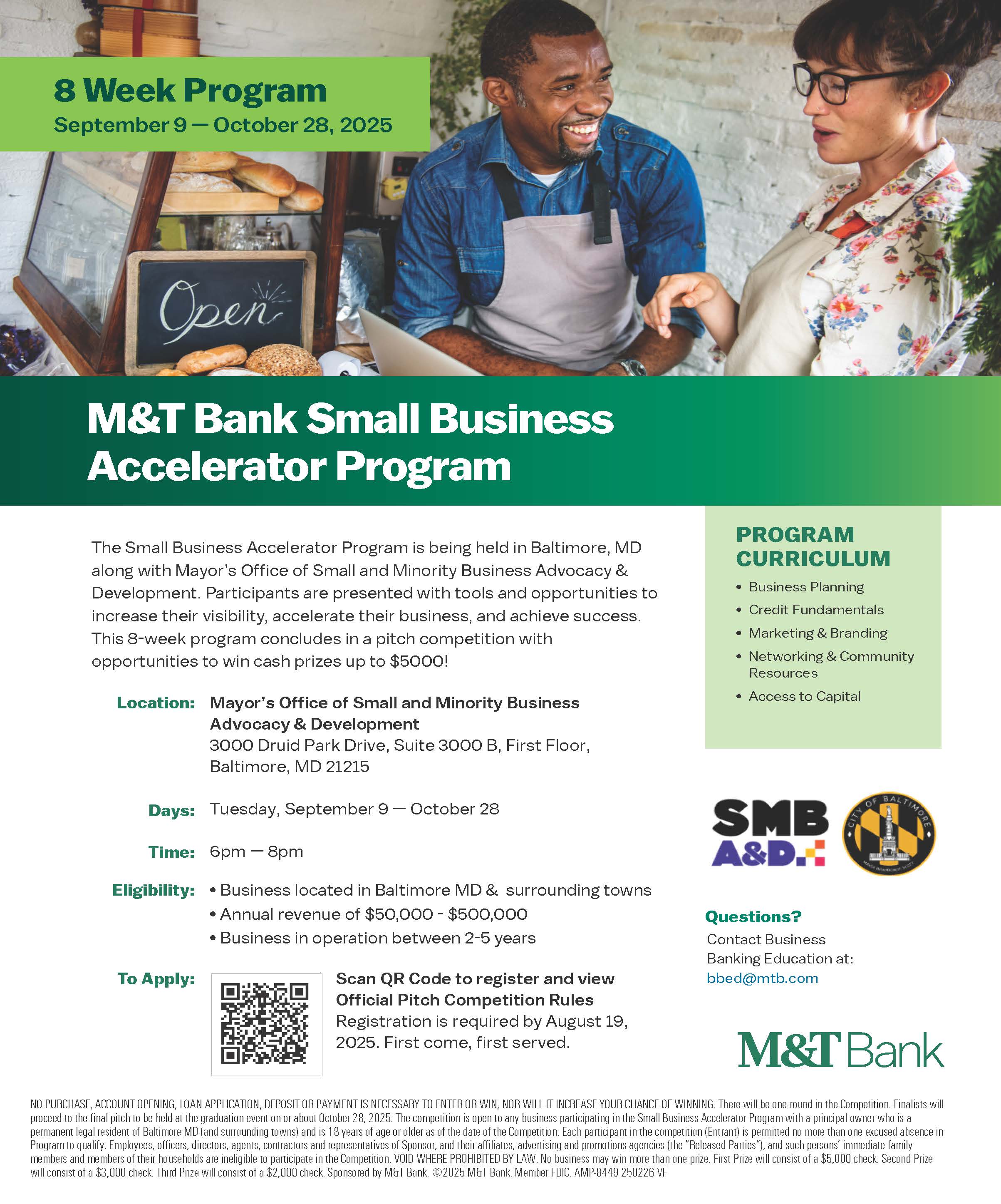M&T Bank Small Business Accelerator Program, Baltimore MD | Maryland ...